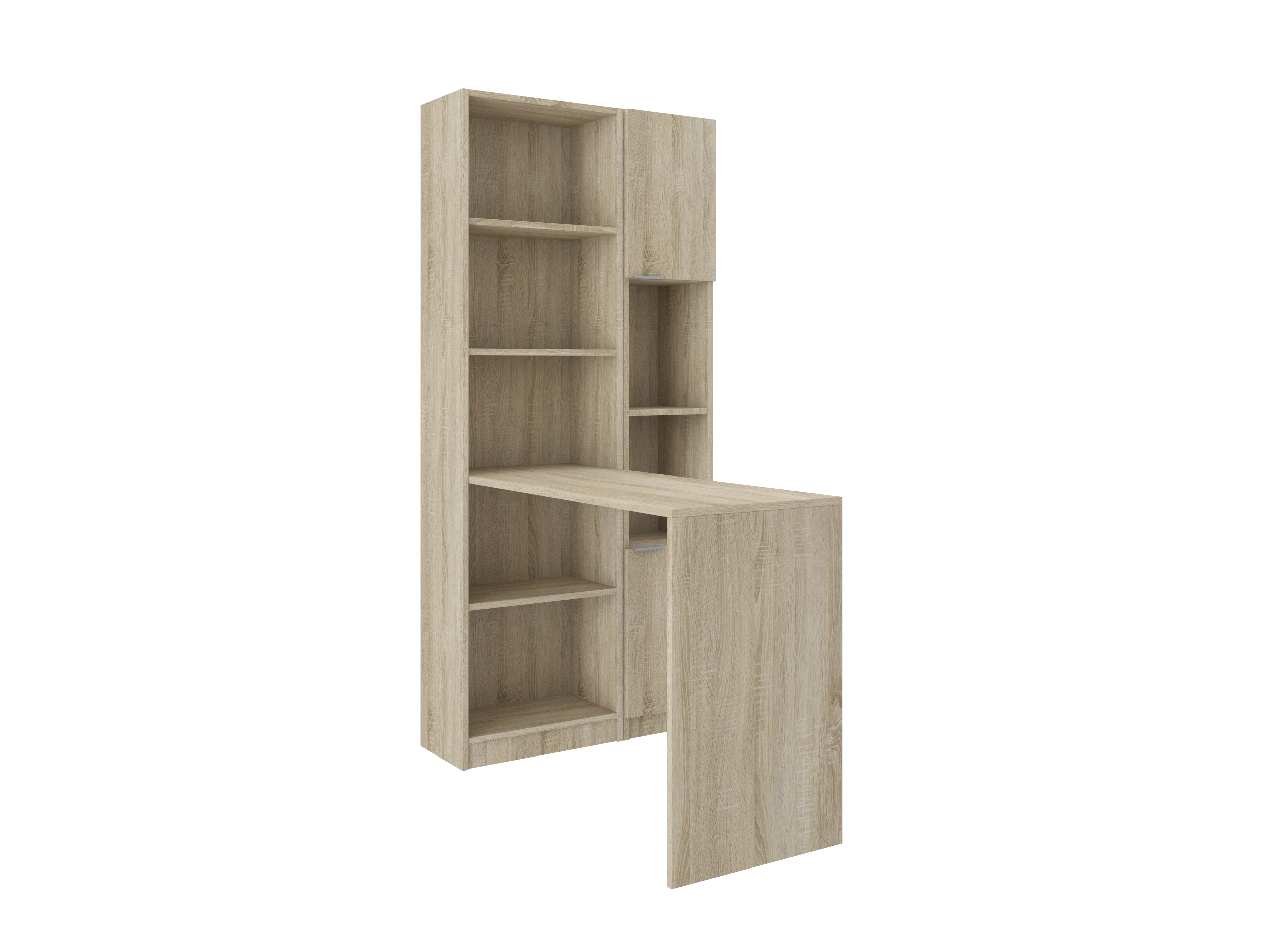 Rohový PC stolek Pavlo II (dub sonoma) | HezkyNabytek