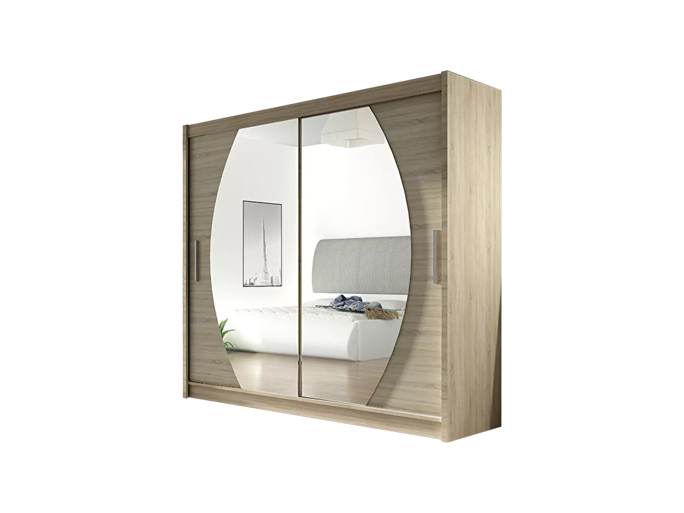 Šatní skříň Ankon Baker IV (dub sonoma) *výprodej | HezkyNabytek