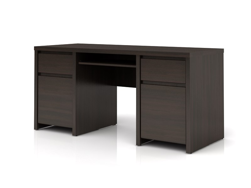 PC stolek BRW Kaspian BIU2D2S/160 (Wenge) | HezkyNabytek