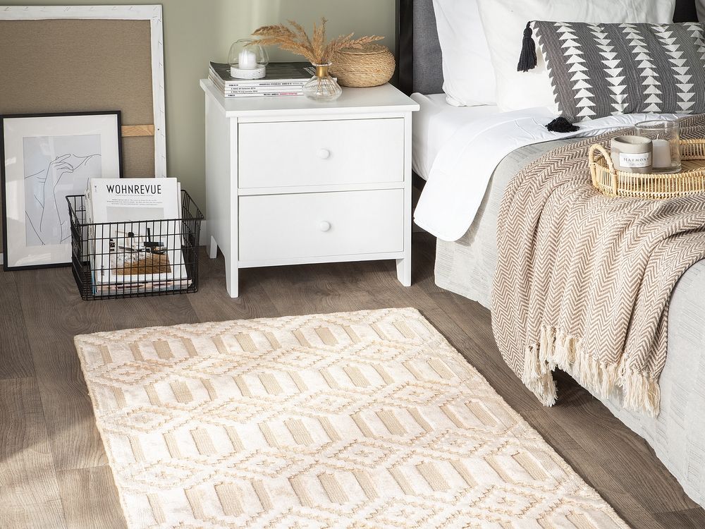 Koberec 150 cm Adente (béžová) | HezkyNabytek