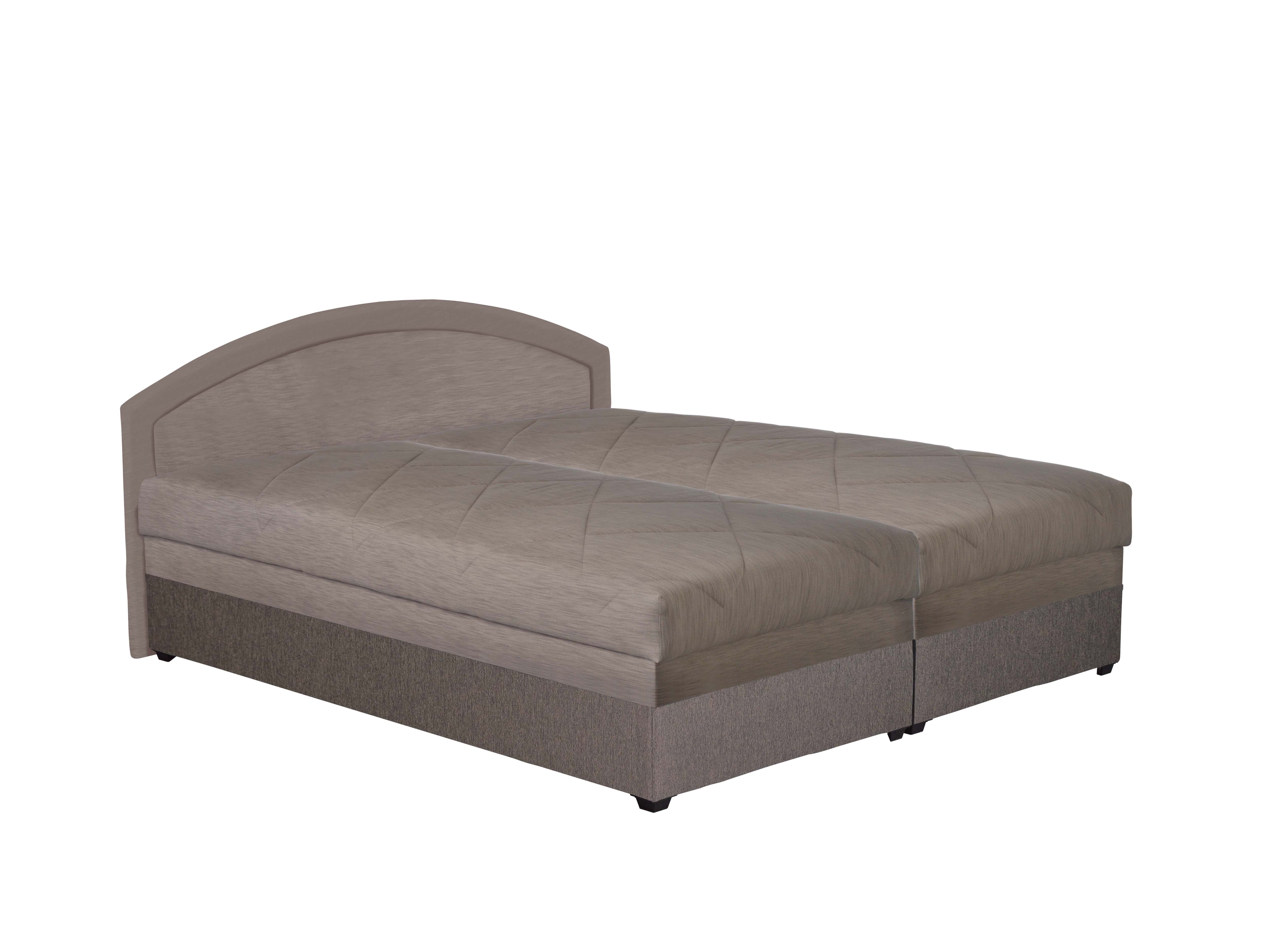 Manželská postel 160 cm Blanár Karolína (hnědá) (s roštem a matrací ...