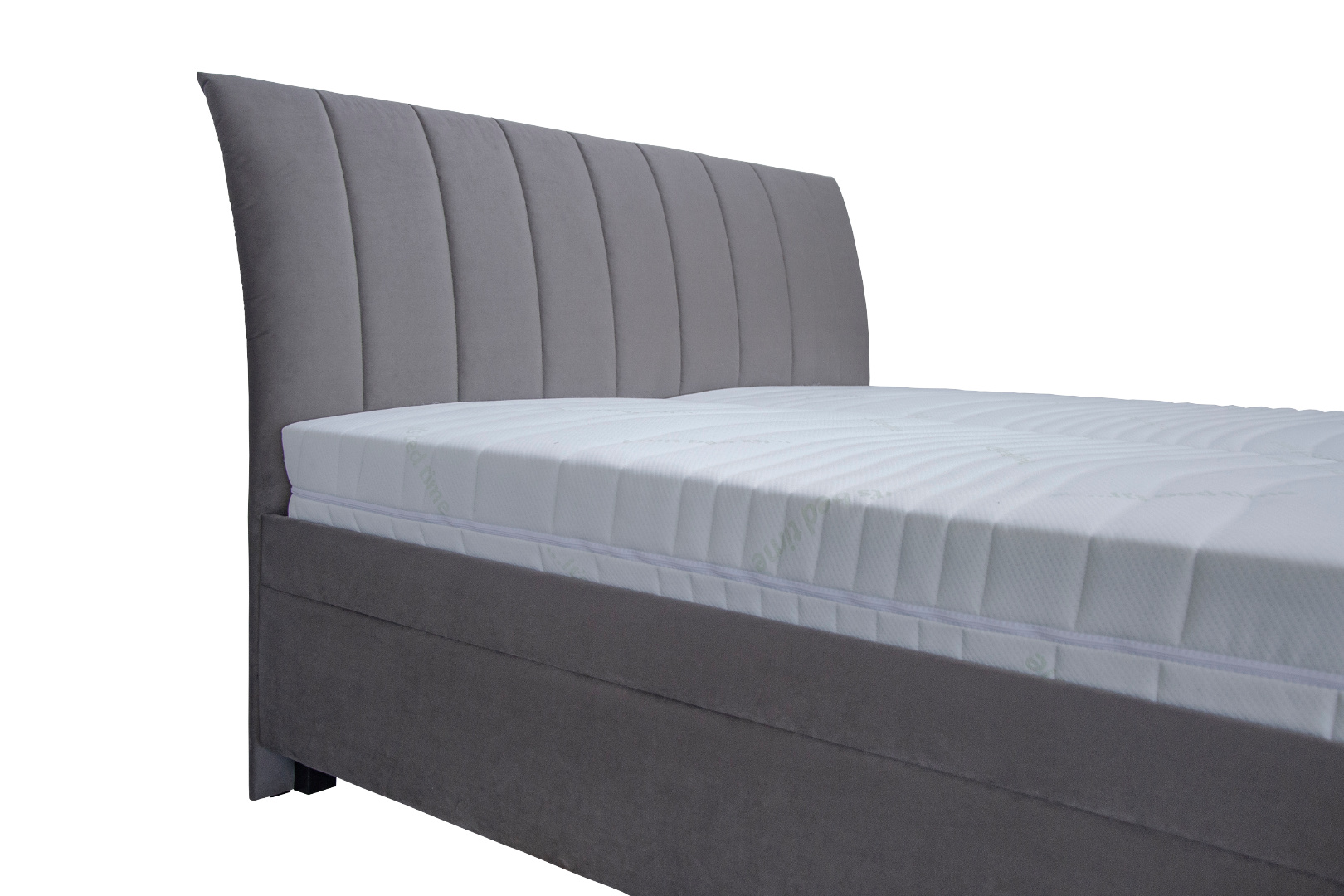 Manželská postel 160 cm Blanár Mauri (šedá) (s roštem) | HezkyNabytek