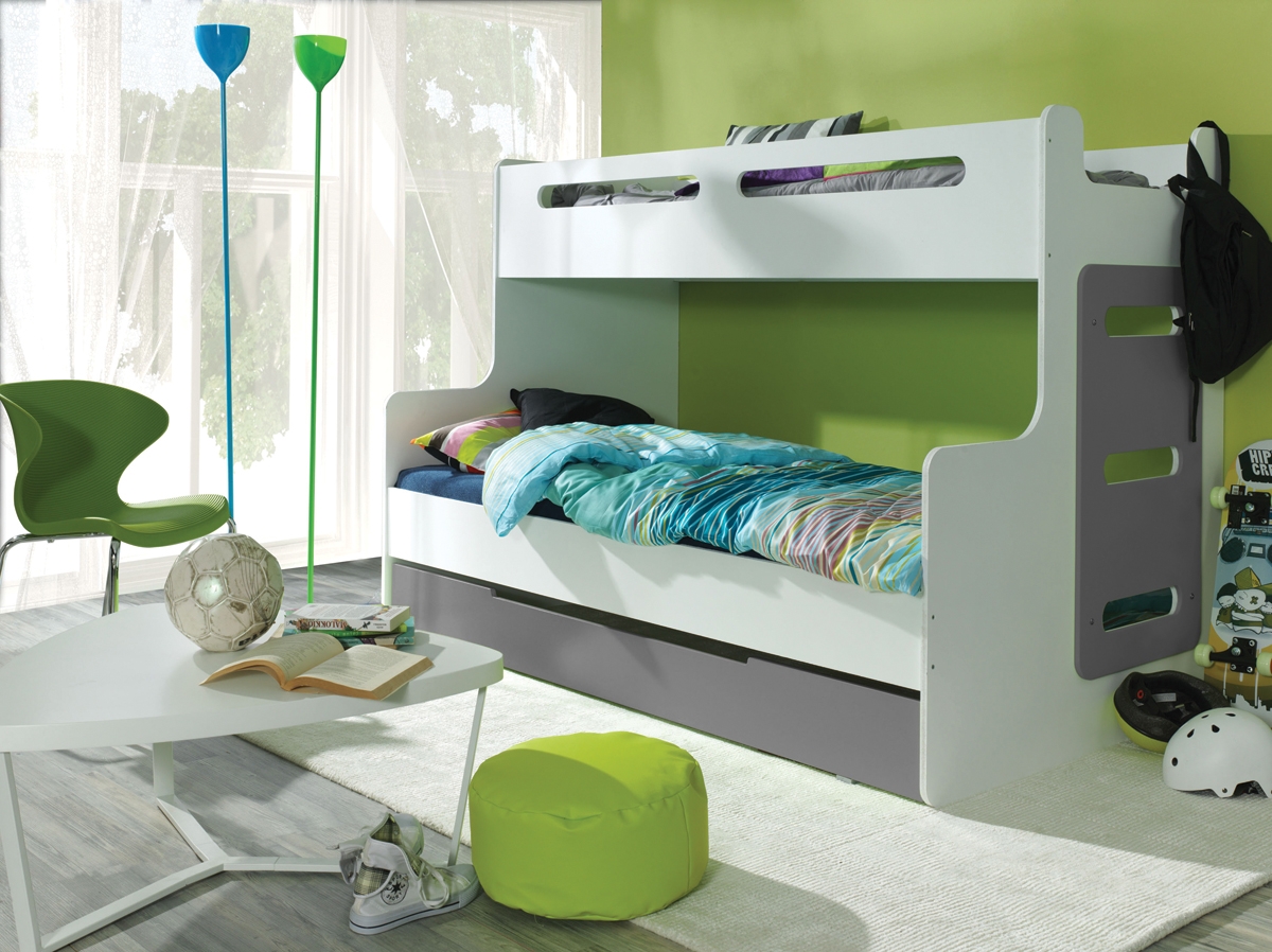 Patrová postel 120 cm Max 3 (s roštem, matracem a úl. prostorem ...