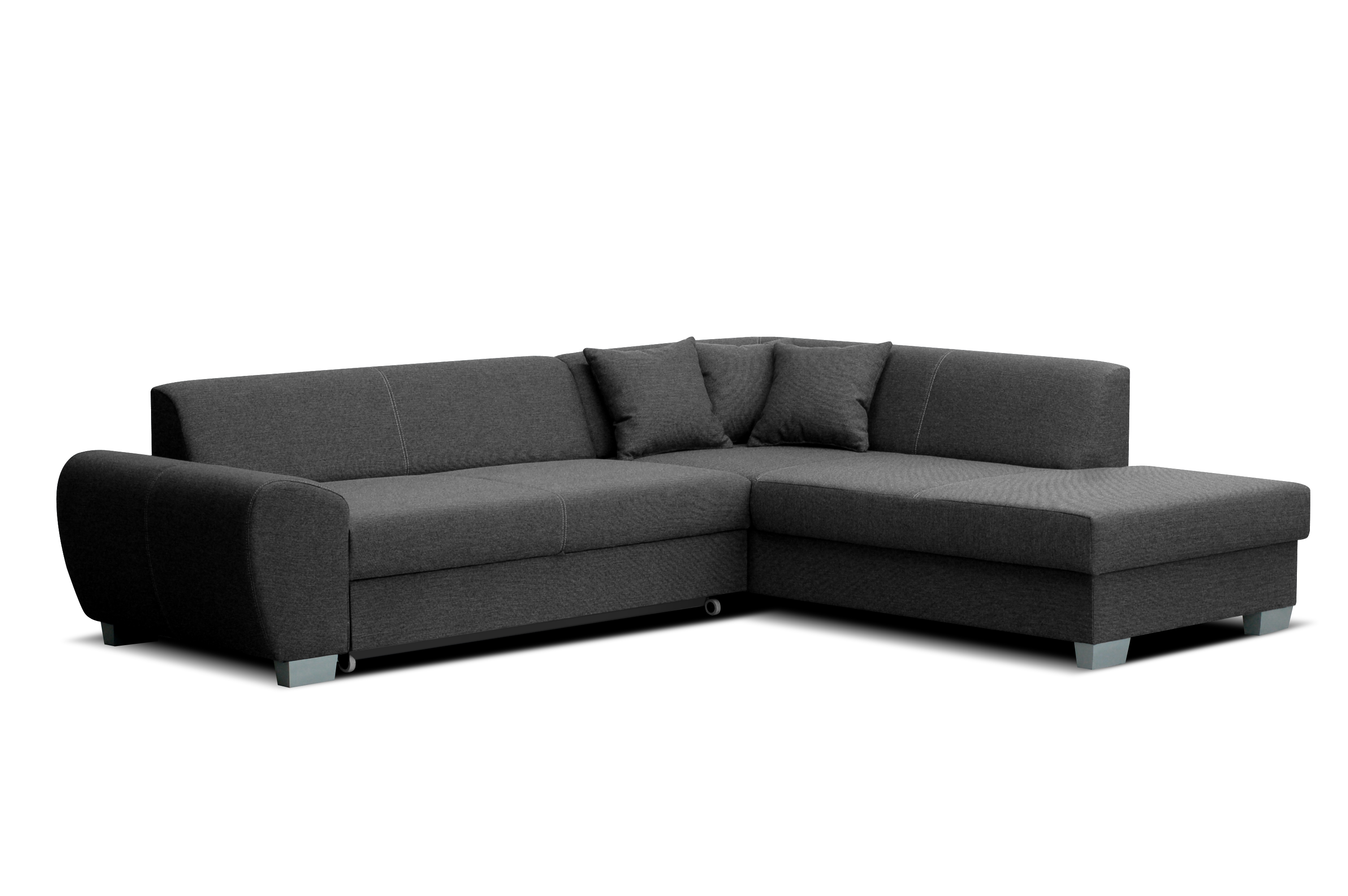 Rohová sedací souprava Ragnar (šedá) (P) | HezkyNabytek