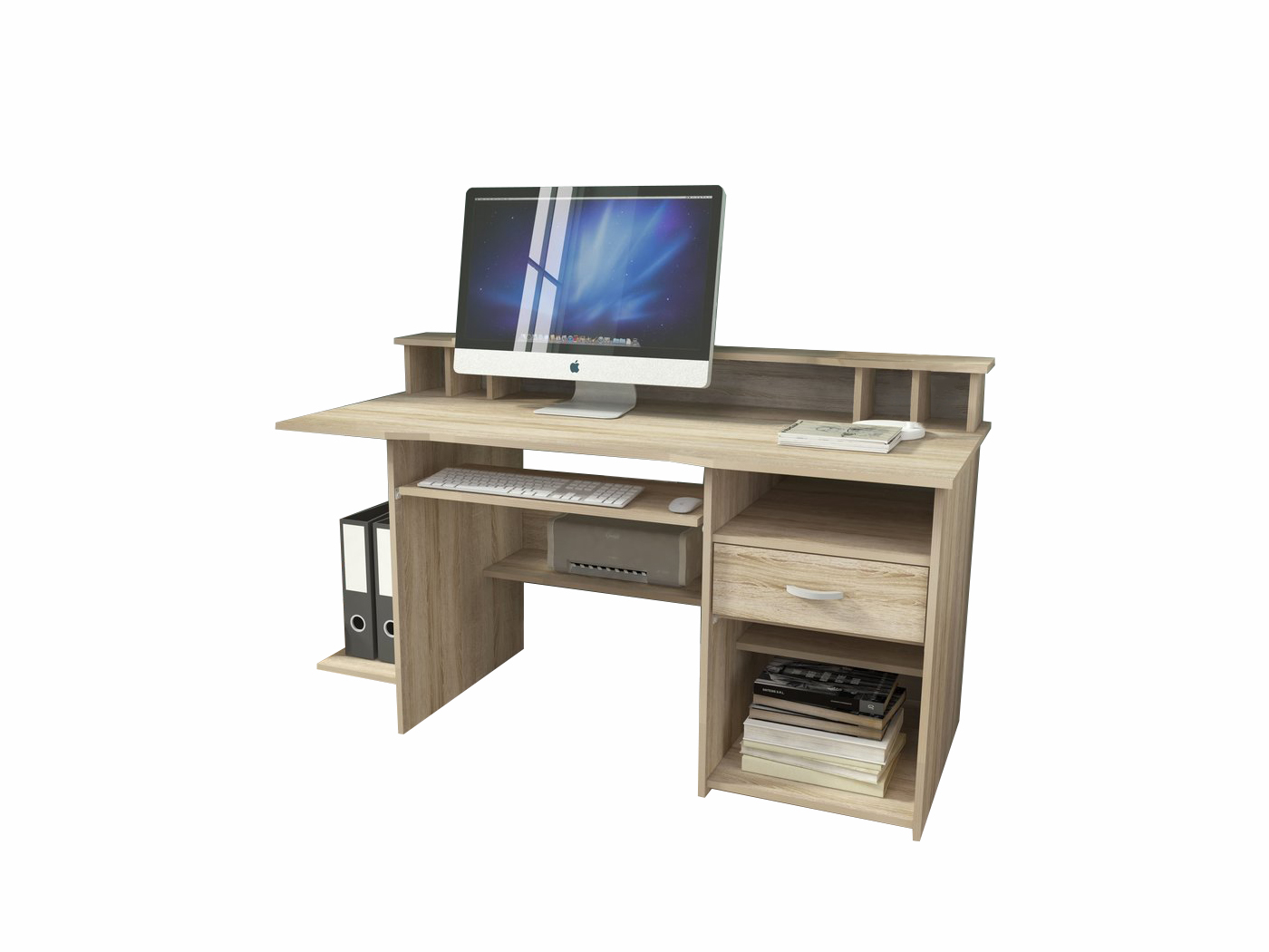 PC stolek Ely 4 (dub sonoma) | HezkyNabytek