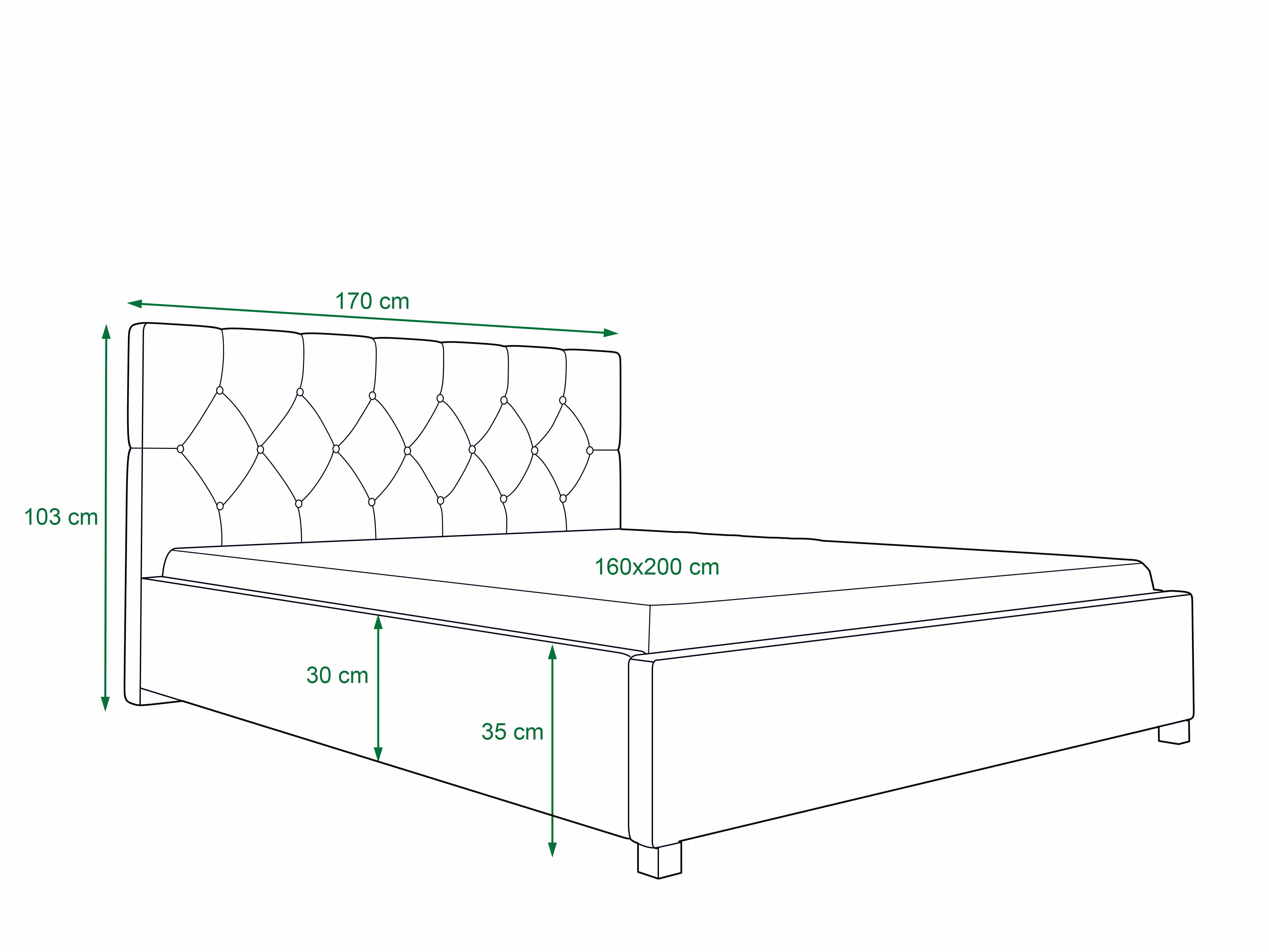 Manželská postel 160 cm Sylvie (hnědá) (s roštem a úložným prostorem ...