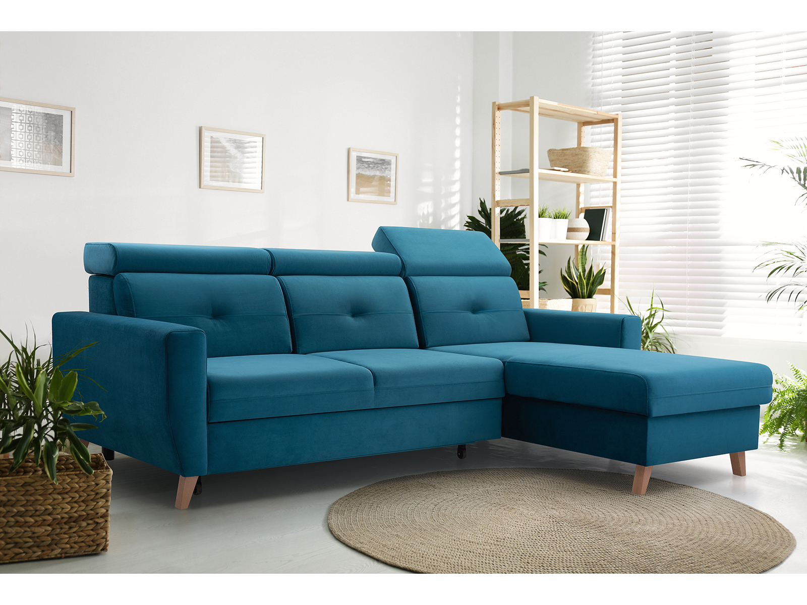 Rohová sedací souprava Sanfew (tmavě šedá) (P) | HezkyNabytek