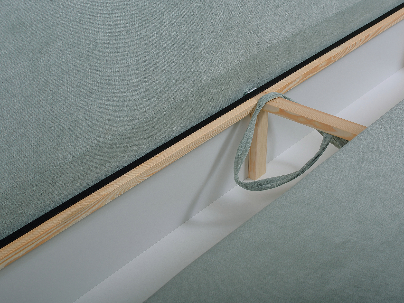 Pohovka Verzik (mentolová + šedá) | HezkyNabytek