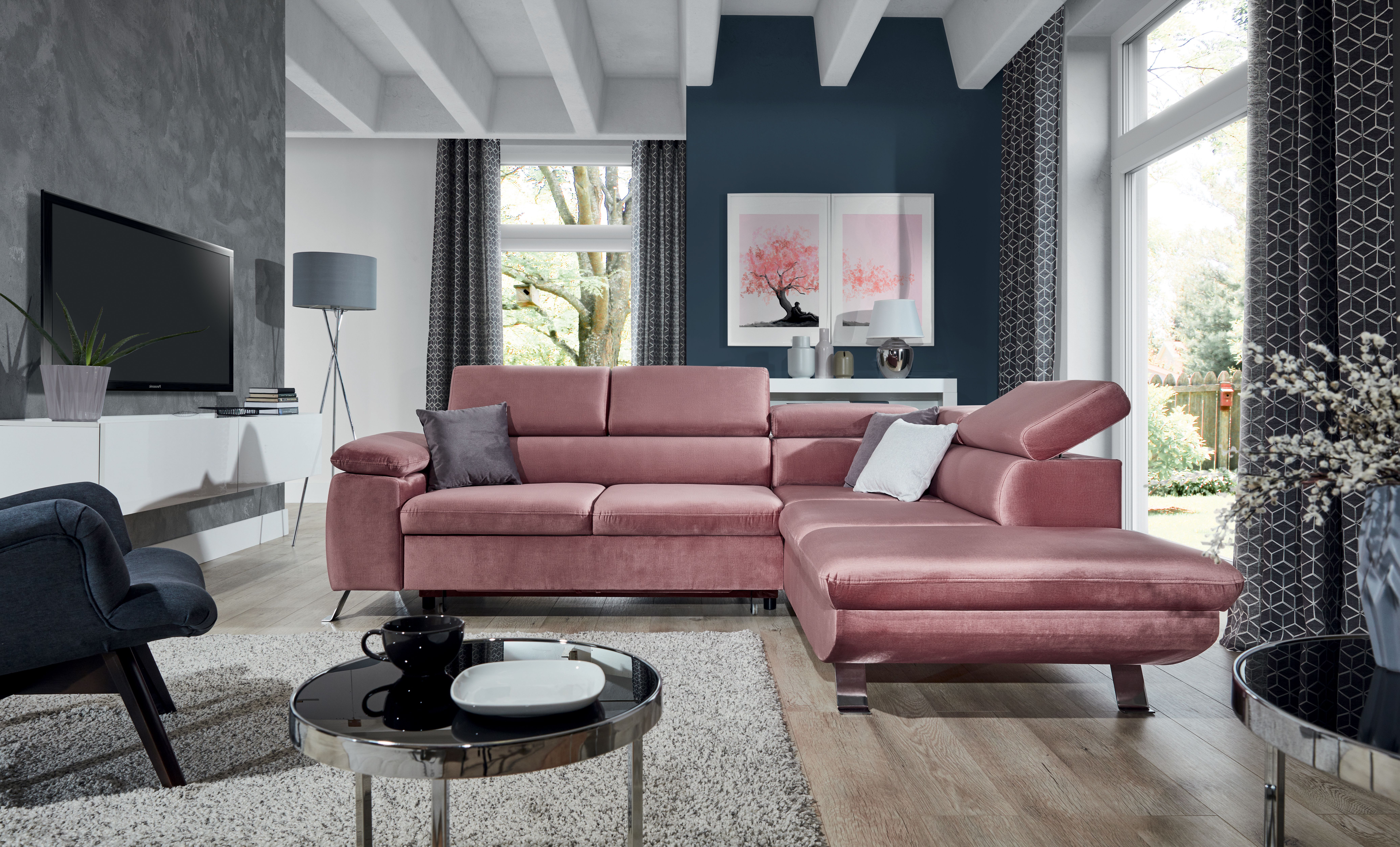 Rohová sedačka Prisma (P) | HezkyNabytek