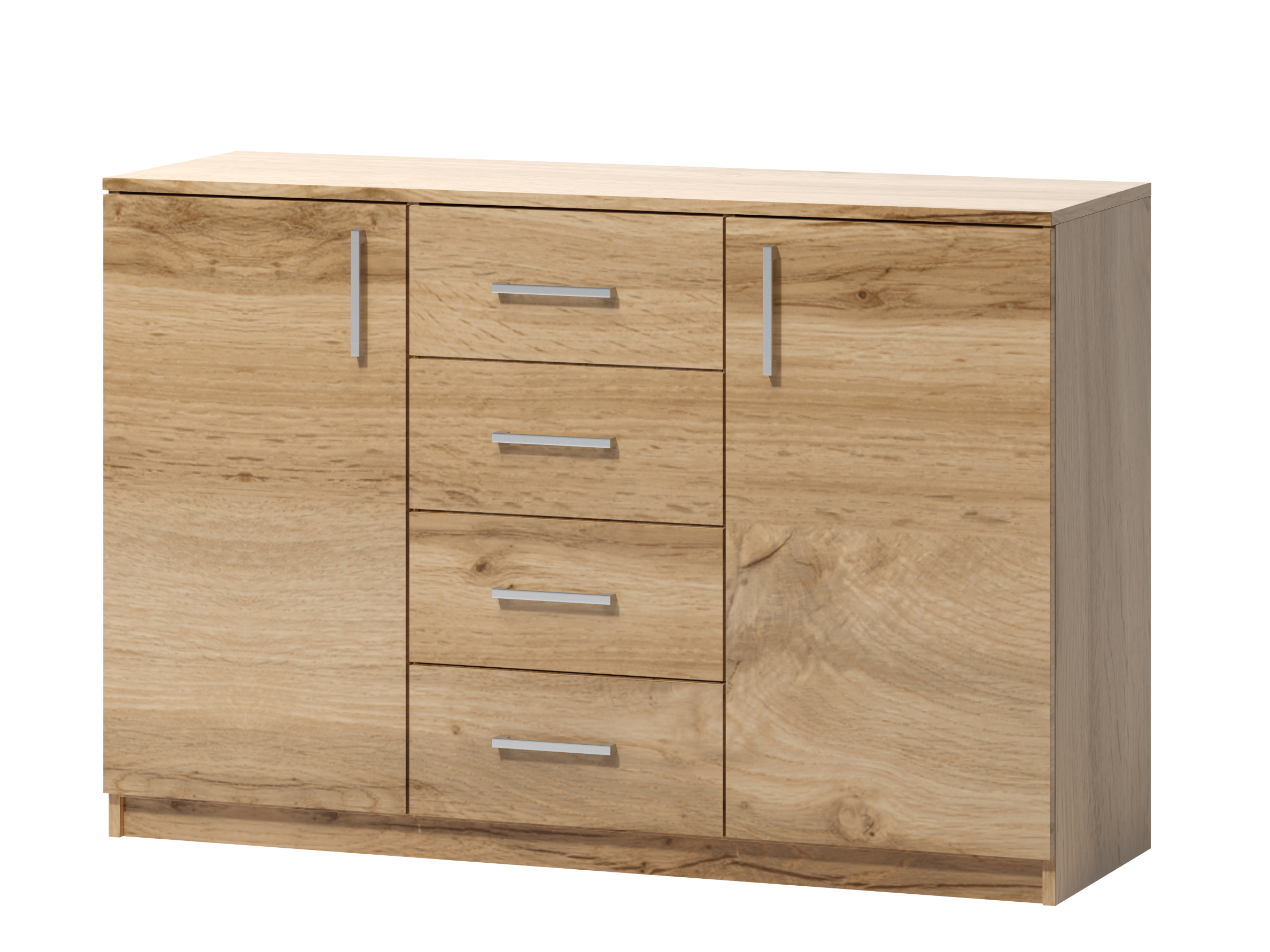 Komoda Arte 3 (dub Wotan) | HezkyNabytek