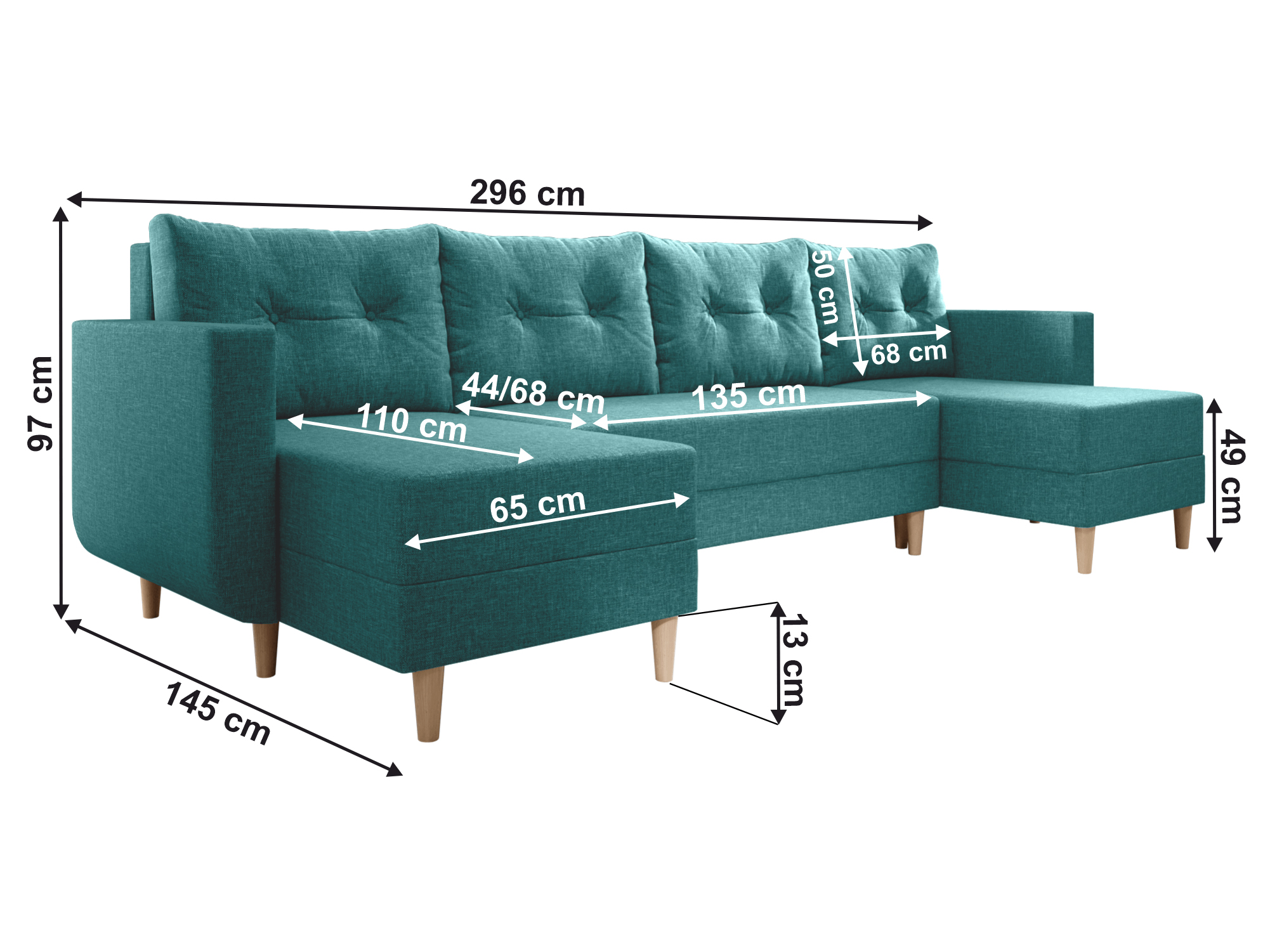 Univerzální sedací souprava Buron (savana 30) | HezkyNabytek